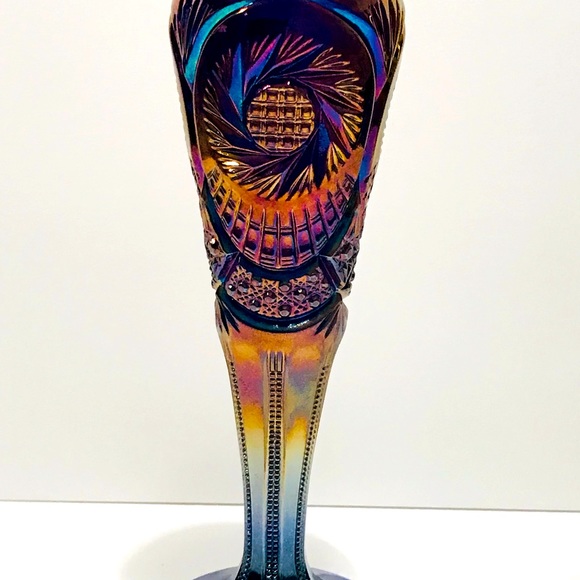 Fenton | Art | Rare Vintage Authentic Fenton Amethyst Carnival Art ...